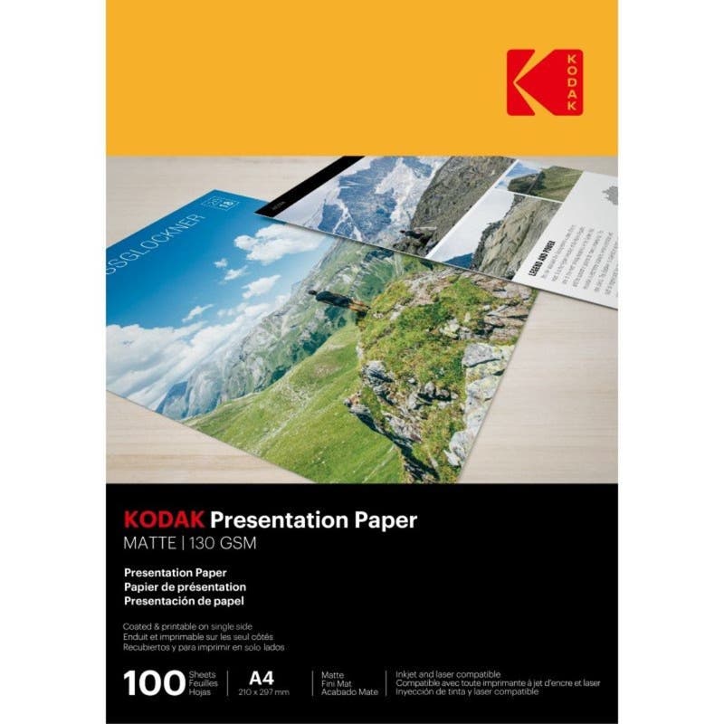 Kodak Presentation Paper Matte 130GSM 100 sheets | Camera House